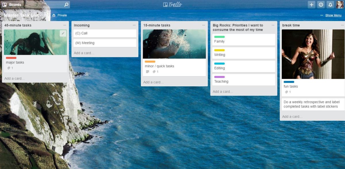 Task List Trello Board – Lara Willard